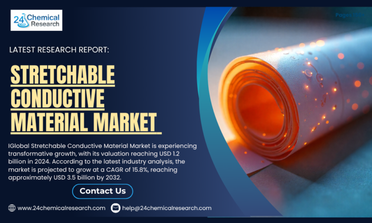 Stretchable Conductive Material Market to Reach USD 3.5 Billion by 2032 ...